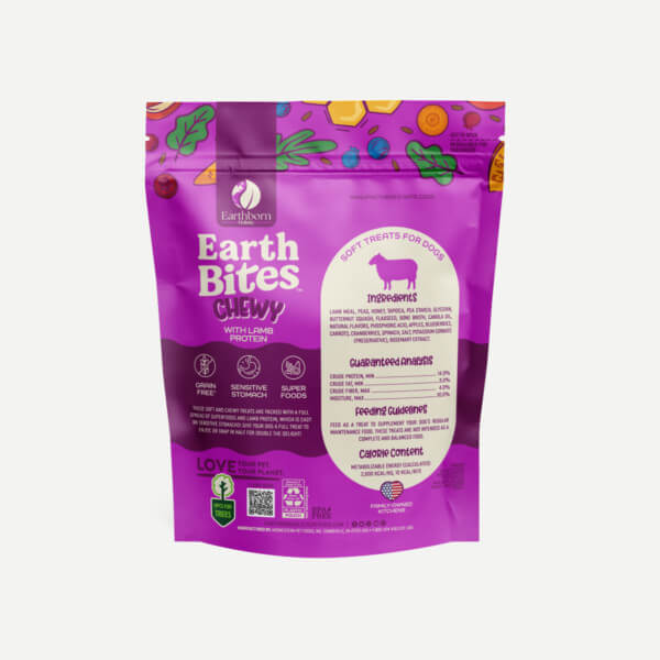 Earthborn Holistic EarthBites Chewy with Lamb Protein Dog Treats ...